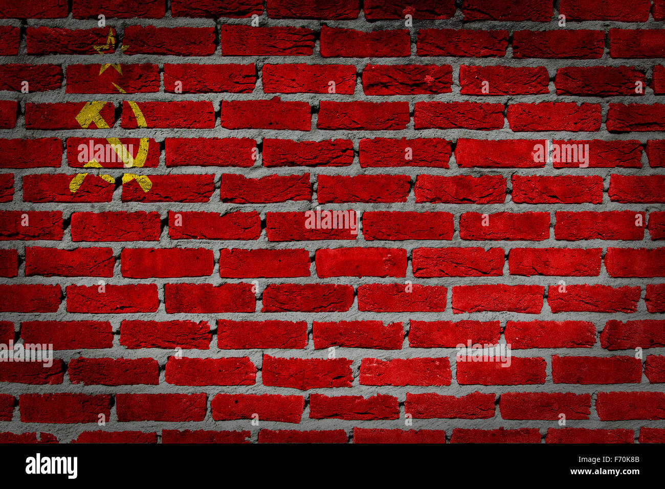 Soviet union flag dark hi-res stock photography and images - Alamy