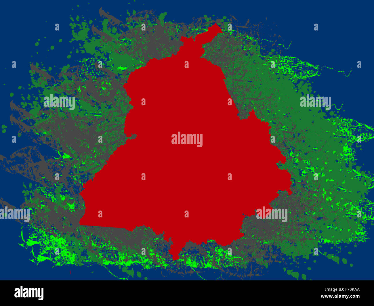 India map punjab hi-res stock photography and images - Alamy