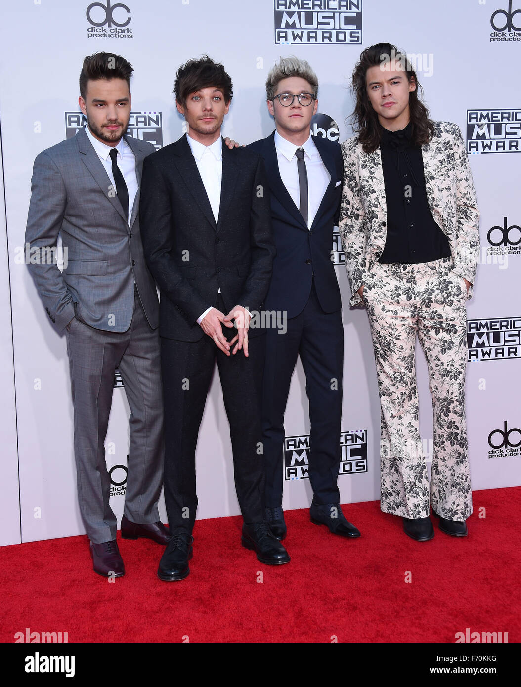 One direction 2015 american music awards hi-res stock photography and ...