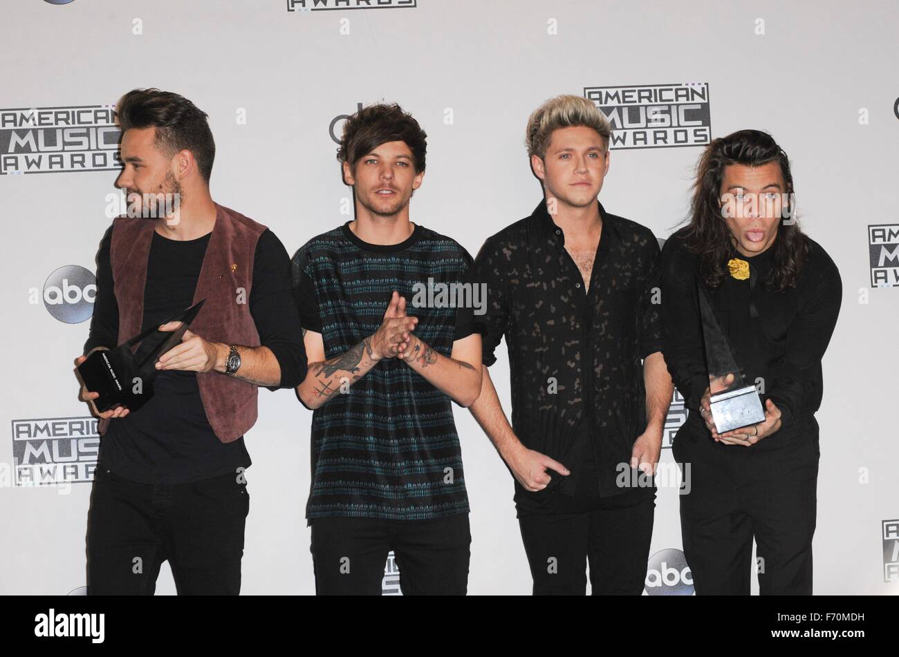 One direction 2015 american music awards hi-res stock photography and ...