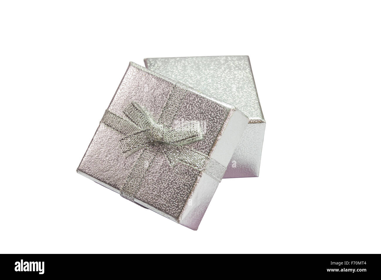 Silver gift hi-res stock photography and images - Alamy