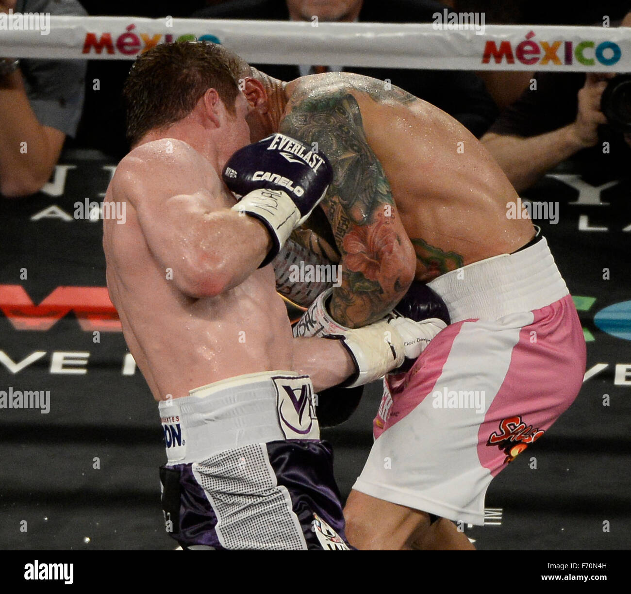 November 21, 2015. Las Vegas Nevada. U.S. (in Blue/Gray) Mexico's ...