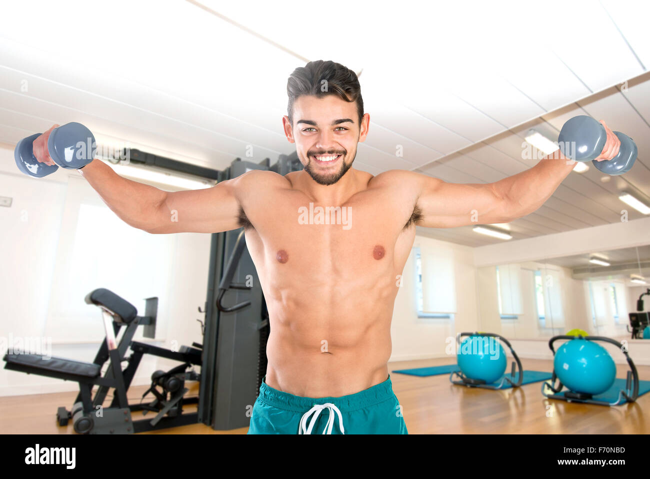 Handsome man gym High Resolution Stock Photography and Images - Alamy