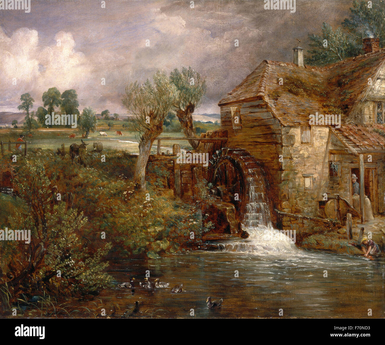 John constable parham mill hi-res stock photography and images - Alamy