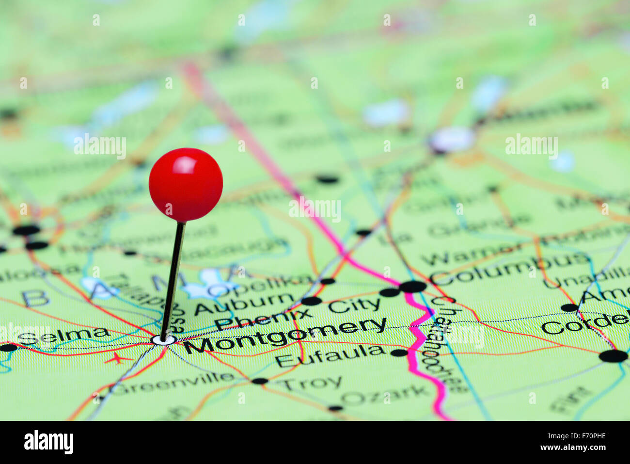 Montgomery map hi-res stock photography and images - Alamy