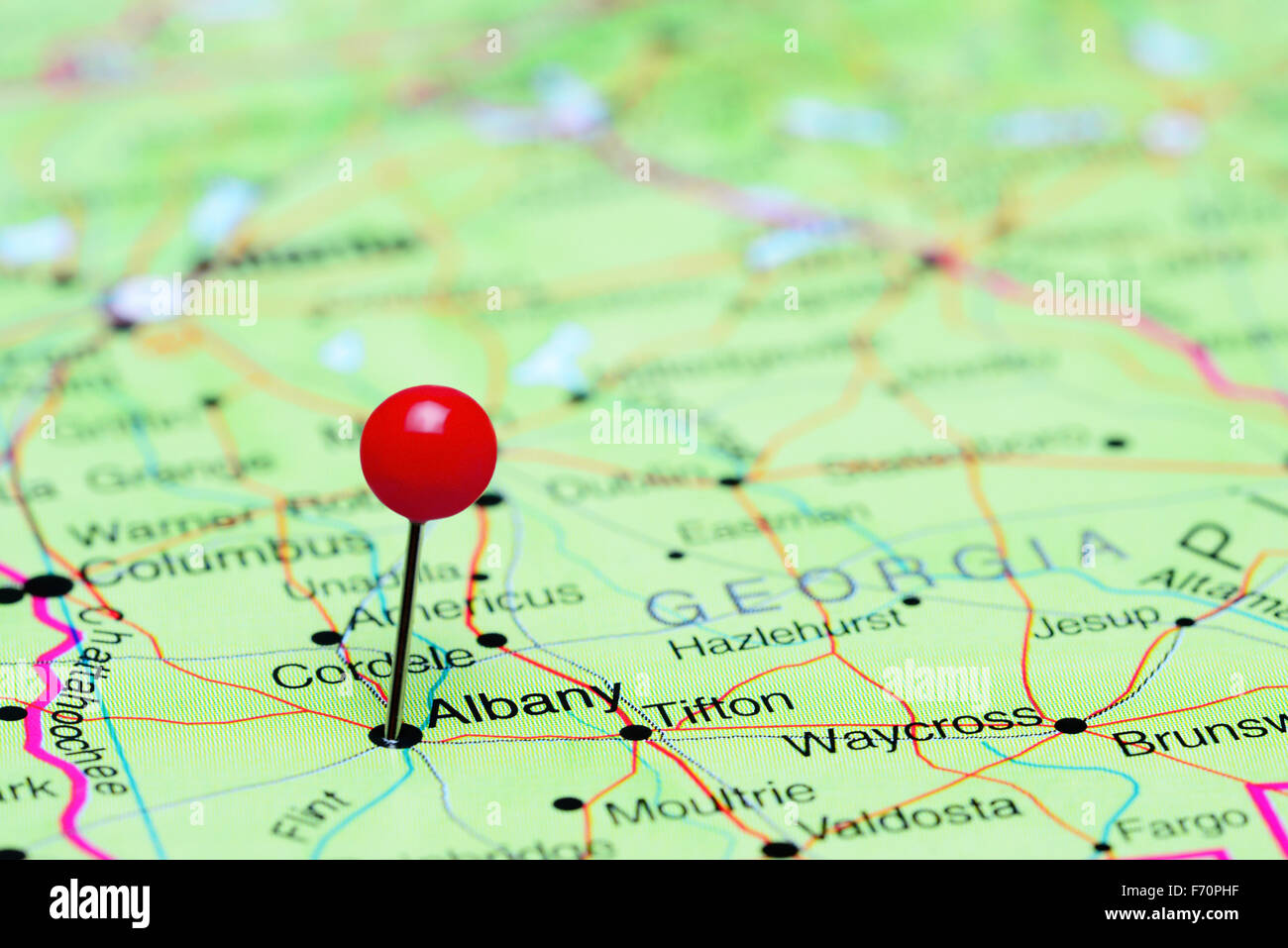 City Map Of Albany High Resolution Stock Photography and Images - Alamy