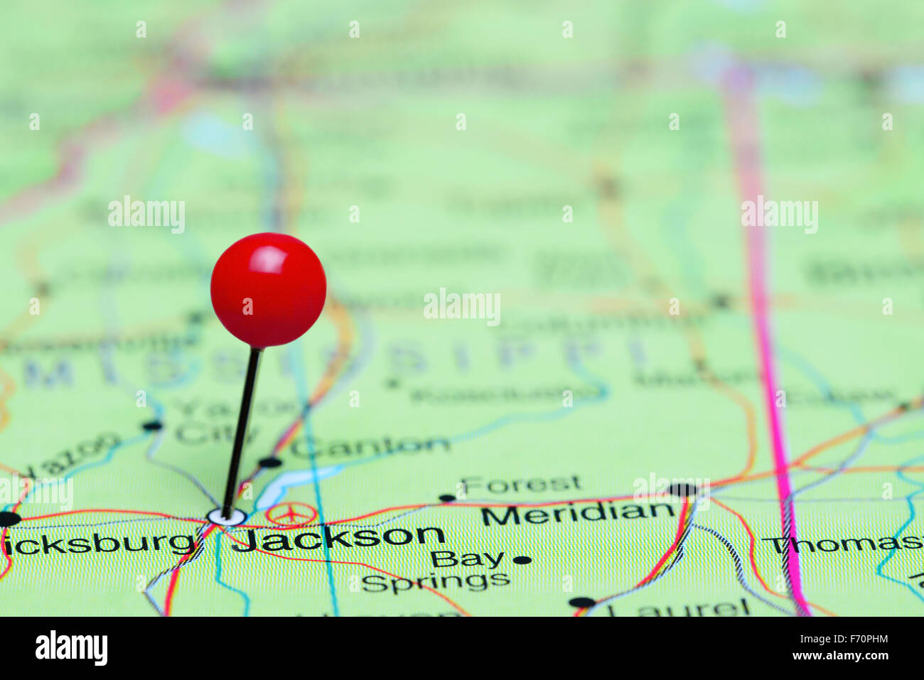 Jackson map hi-res stock photography and images - Alamy