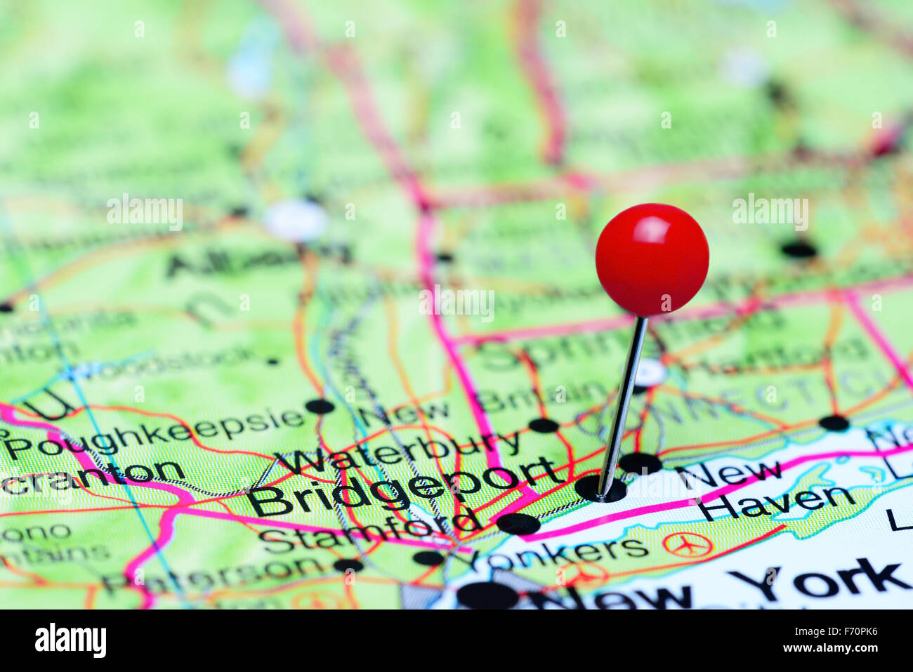 Bridgeport Map High Resolution Stock Photography and Images - Alamy