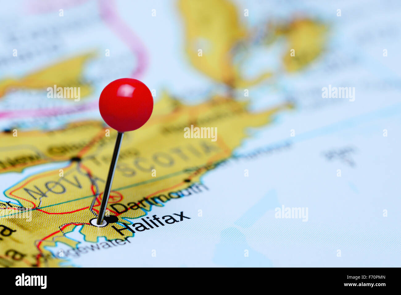 Map of halifax hi-res stock photography and images - Alamy