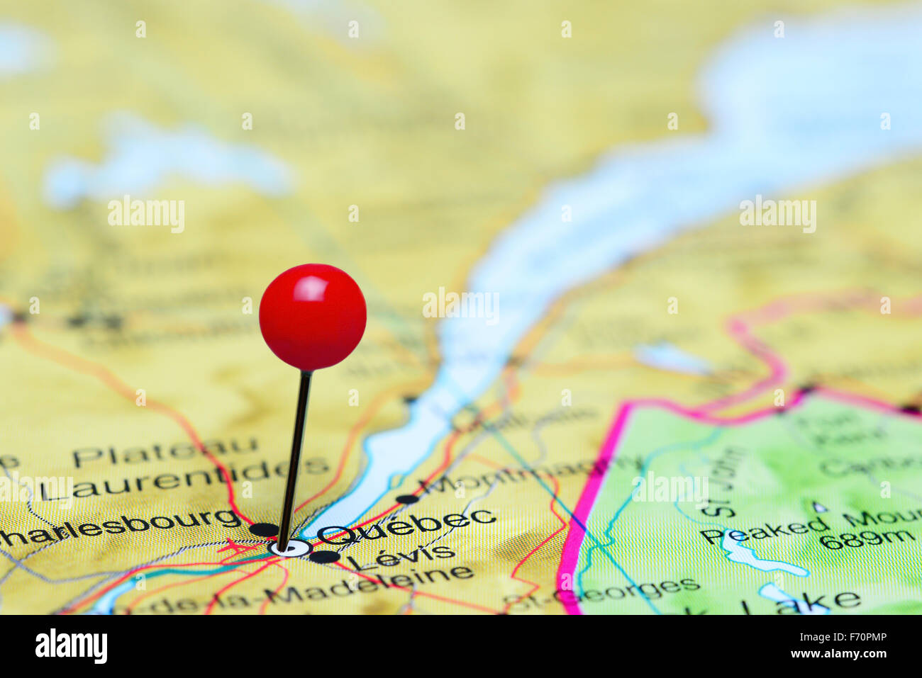Political map of quebec hi-res stock photography and images - Alamy