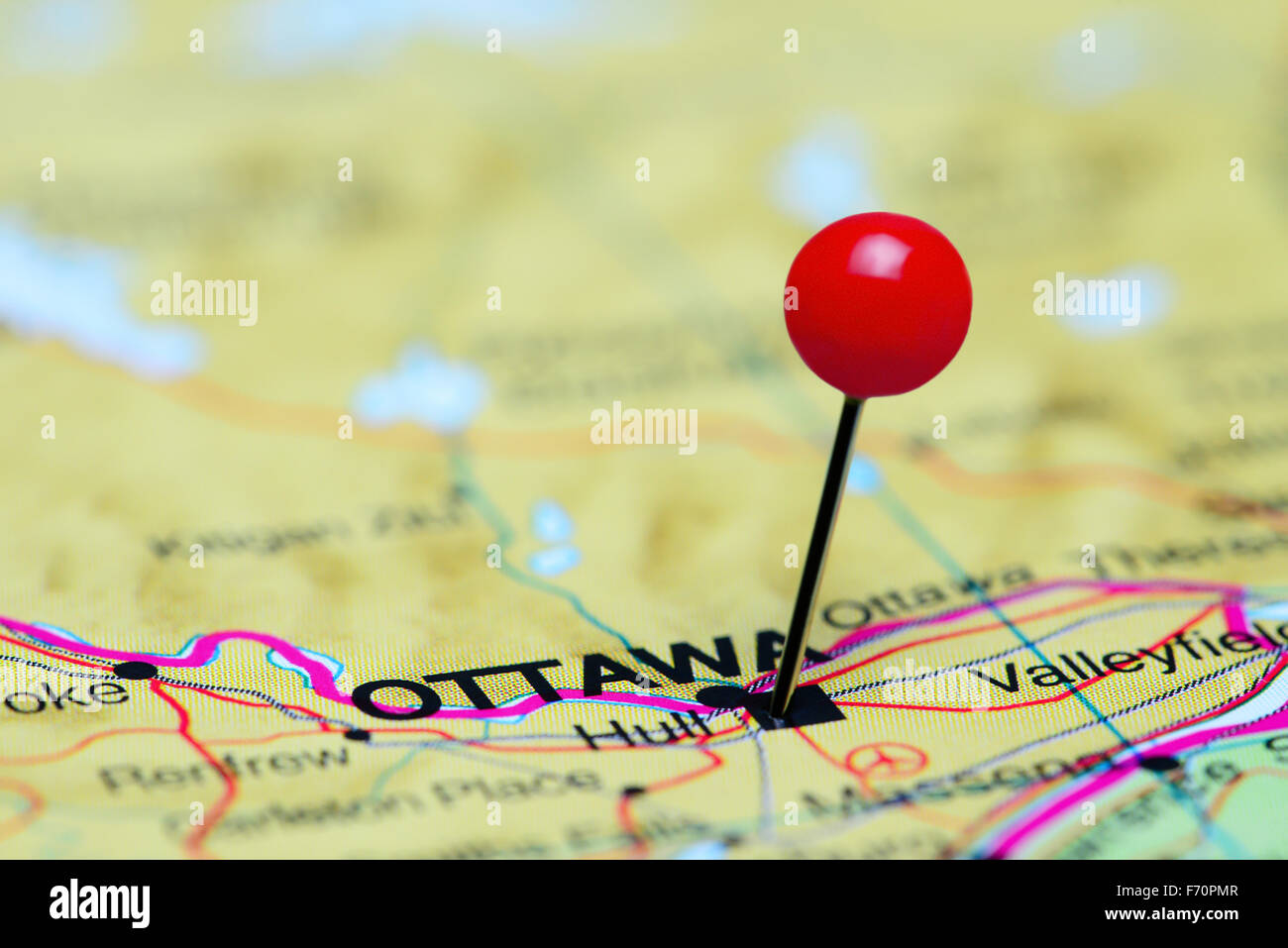 Map of canada with ottawa hi-res stock photography and images - Alamy
