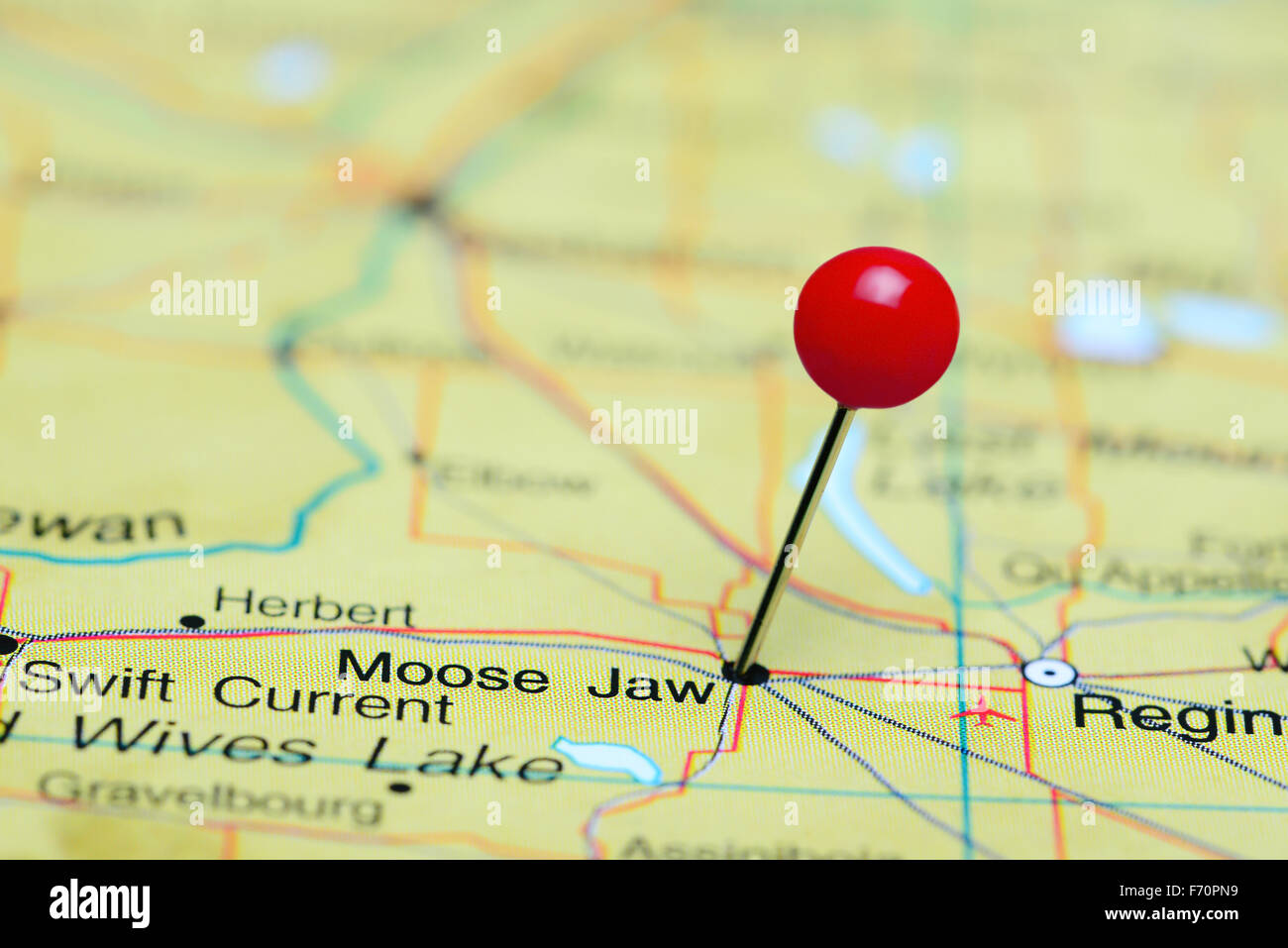 Map of moose hi-res stock photography and images - Alamy