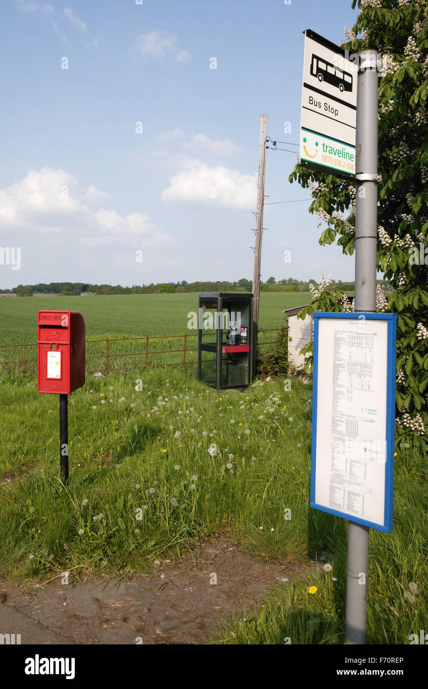 Rural Bus Stop And Post Box High Resolution Stock Photography and ...