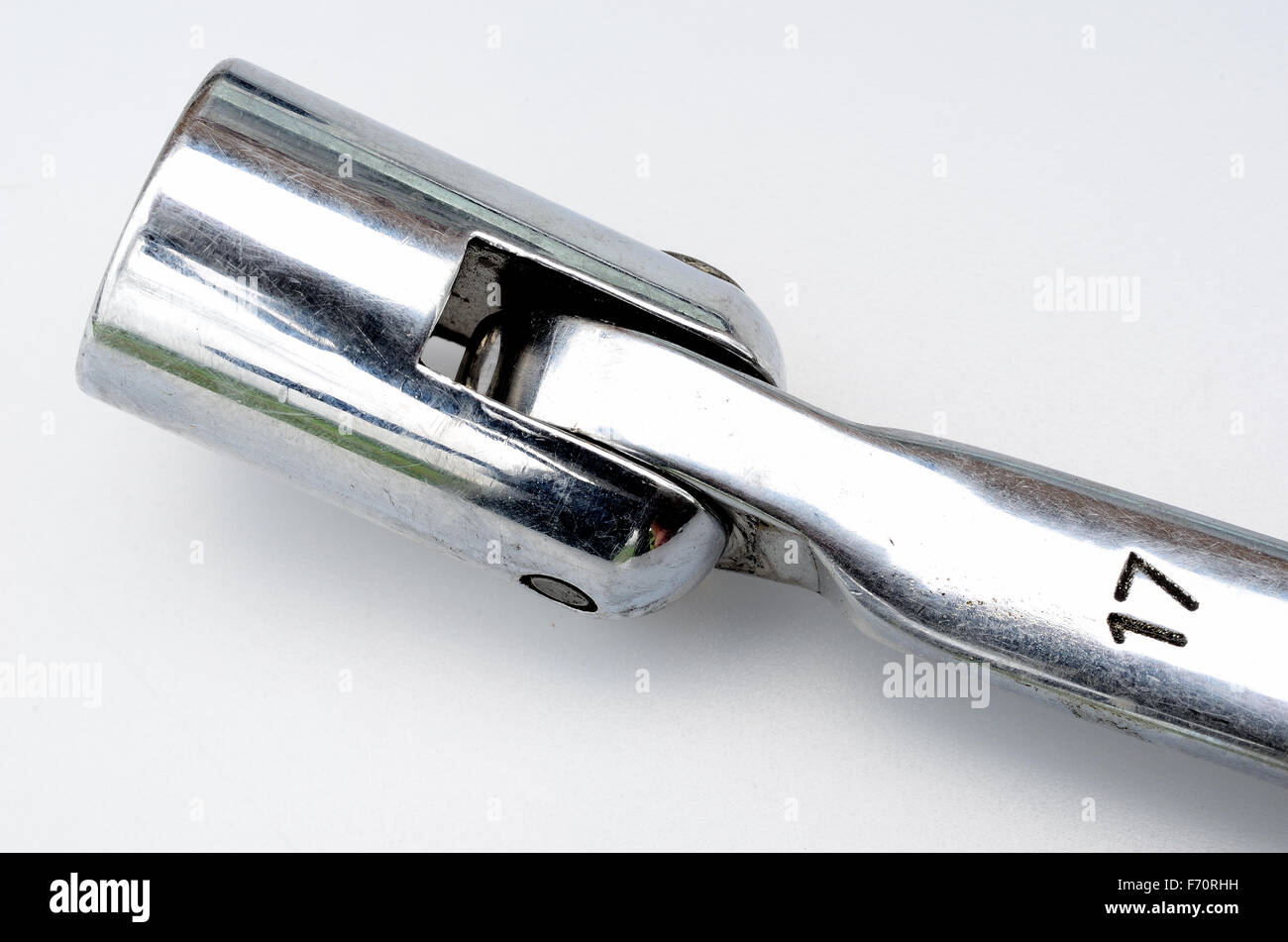 flex-head socket wrench on white background Stock Photo - Alamy