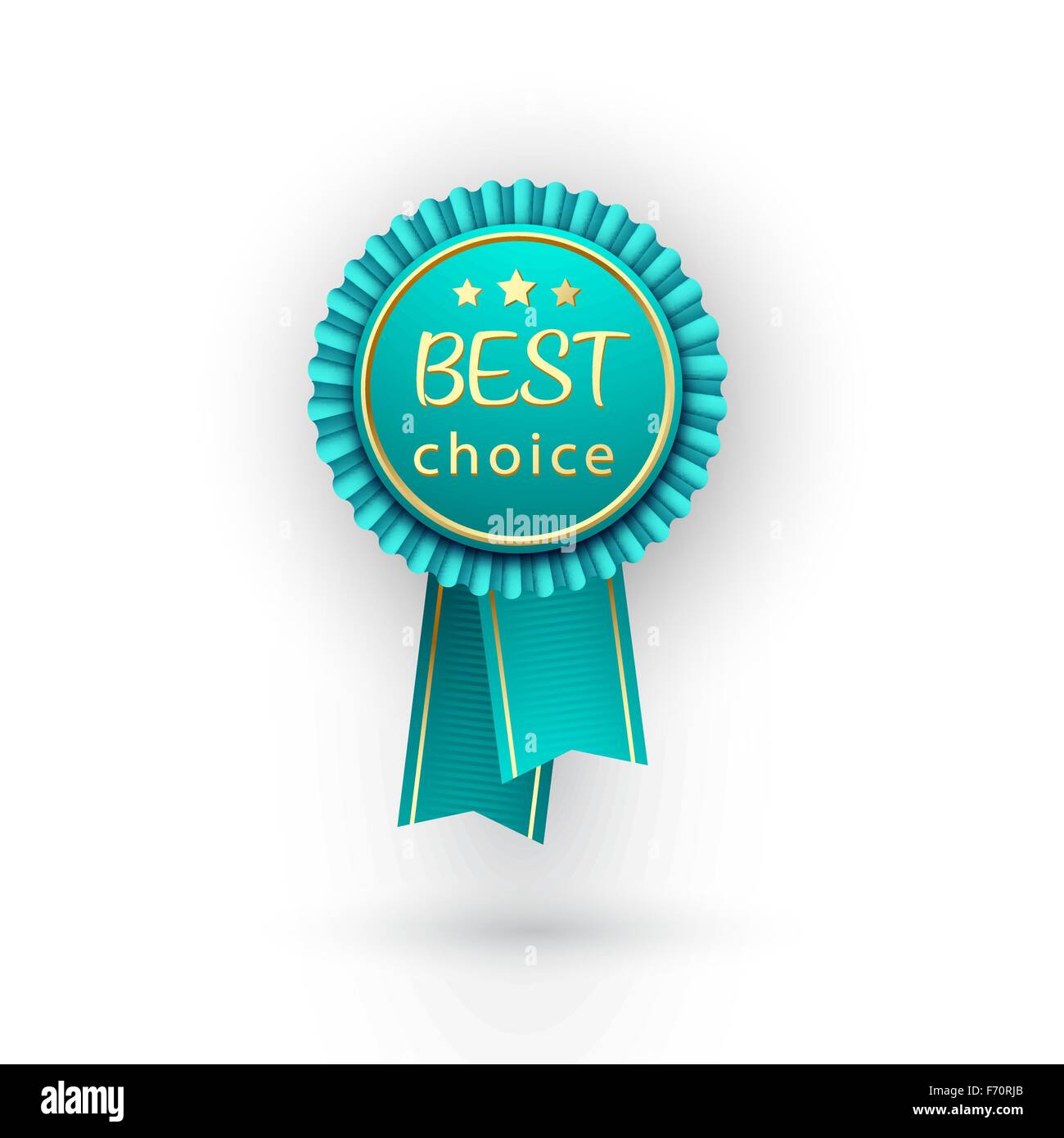 Vector best choice blue label with ribbons Stock Vector Image & Art - Alamy