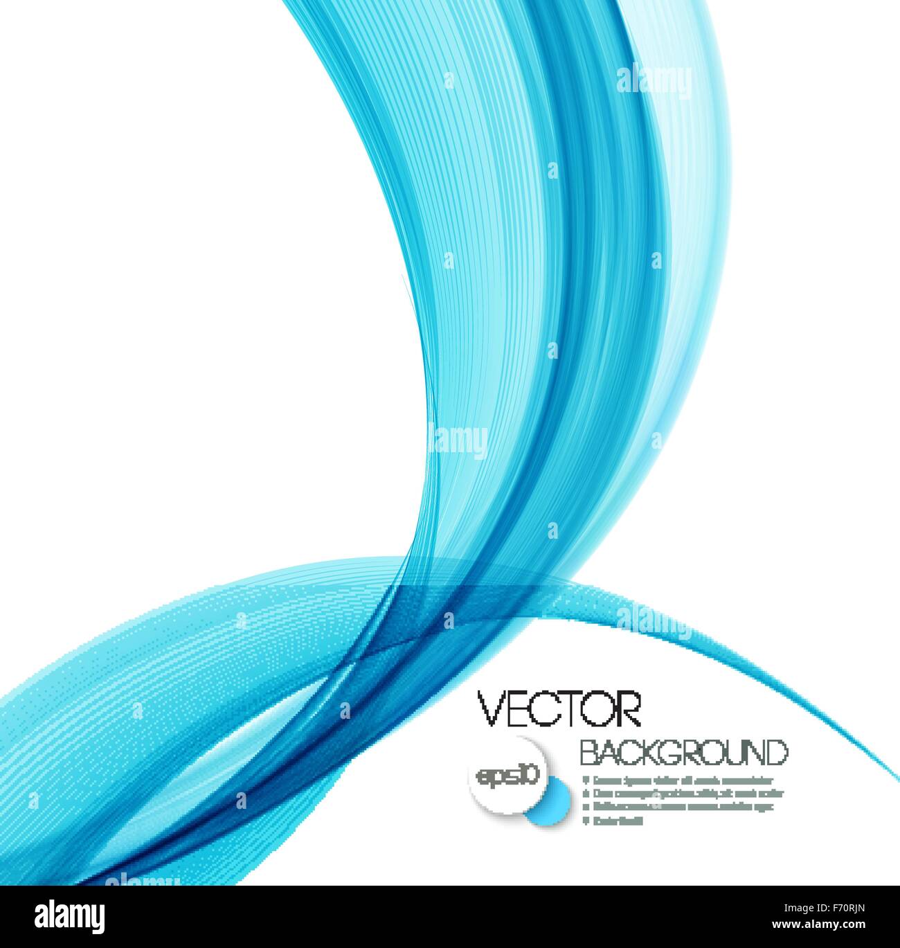 Smooth wave stream line abstract header layout. Vector illustration ...