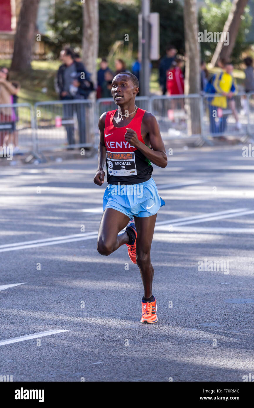 Michael Bett,Kenya,10000m, 92nd Jean Bouin Running events , 23.nov ...