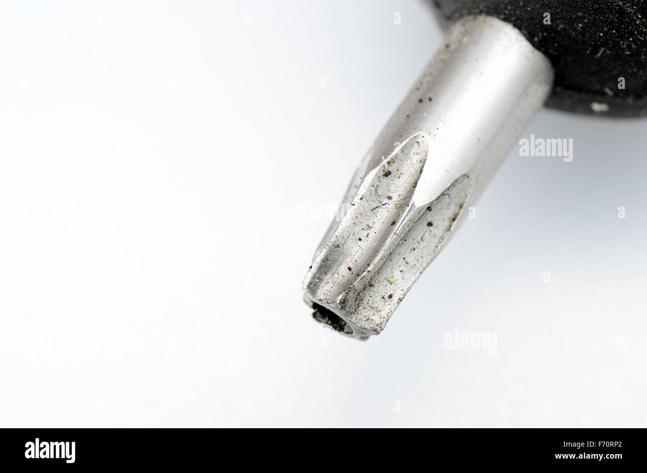 torx tool head macro on white background Stock Photo - Alamy
