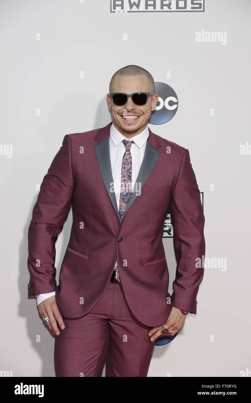 Casper Smart attends the 2015 American Music Awards, AMAs, at Microsoft ...