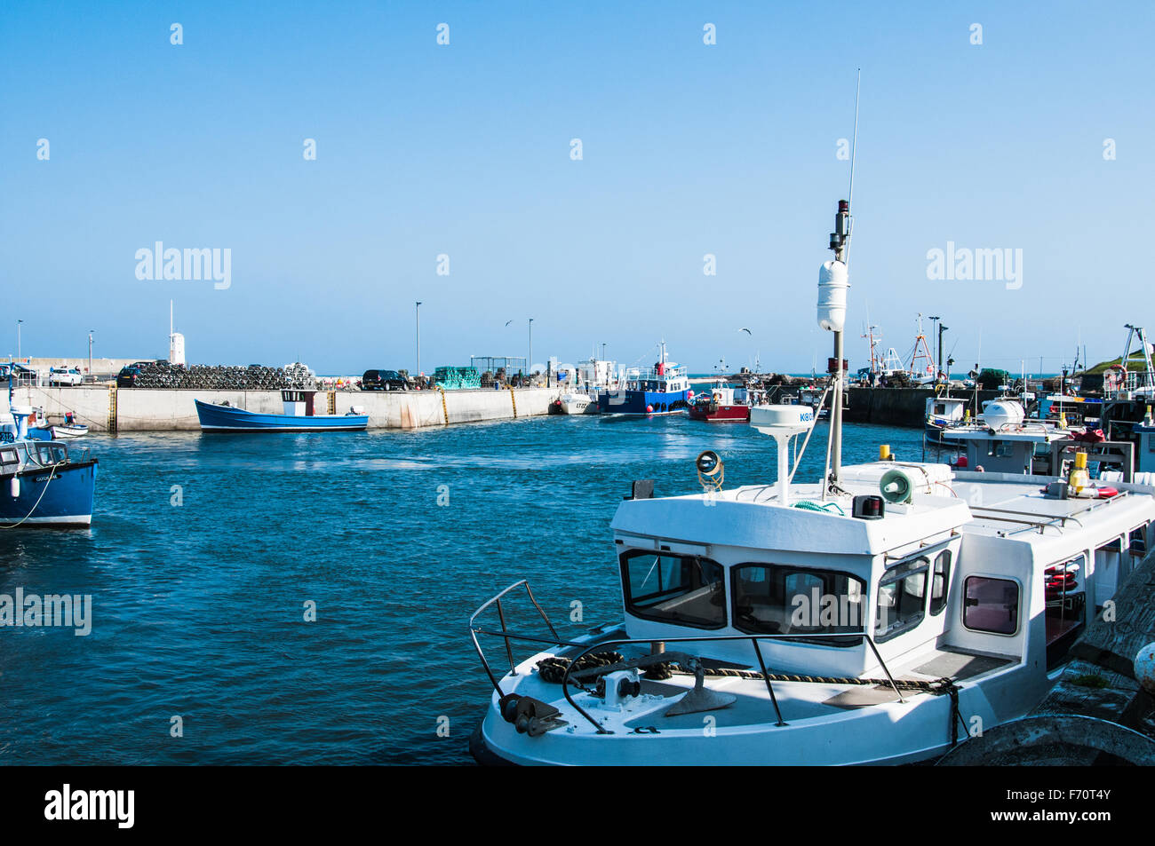 Seahouses harbor lighthouse hi-res stock photography and images - Alamy
