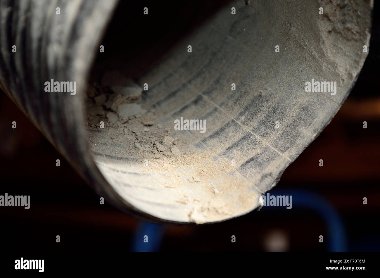 drainage pipe with sand Stock Photo - Alamy