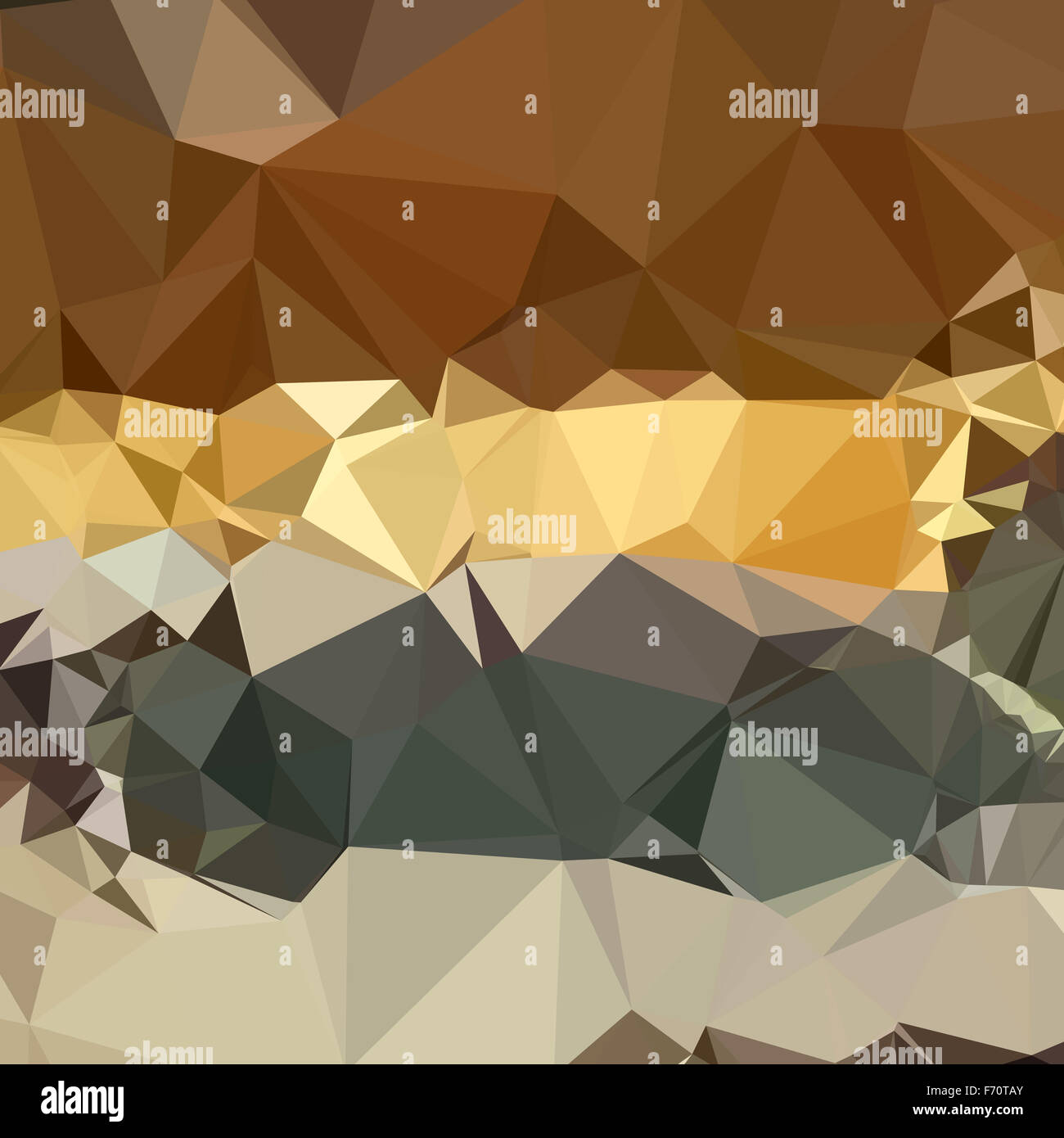 Low polygon style illustration of a french beige abstract geometric ...