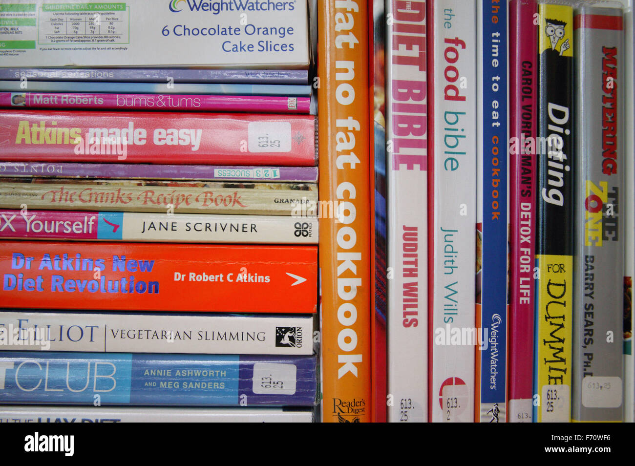 A collection of various dieting books Stock Photo - Alamy