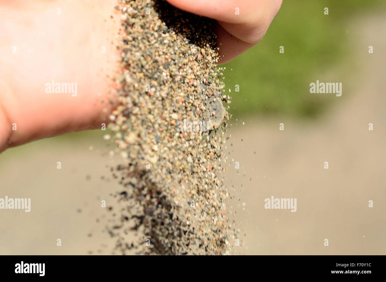 sand human hand motion Stock Photo - Alamy