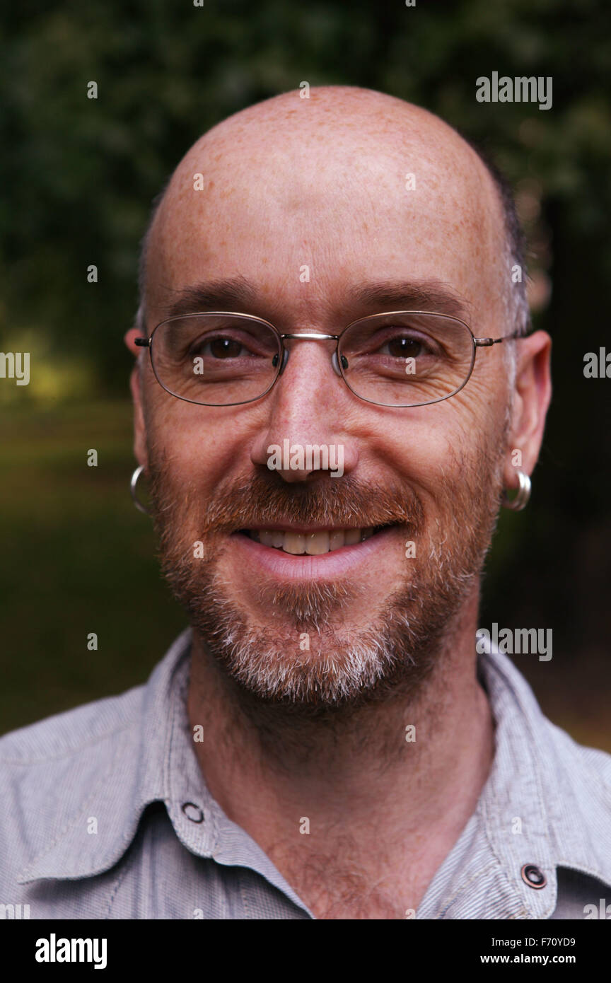 Portrait of Man smiling Stock Photo - Alamy