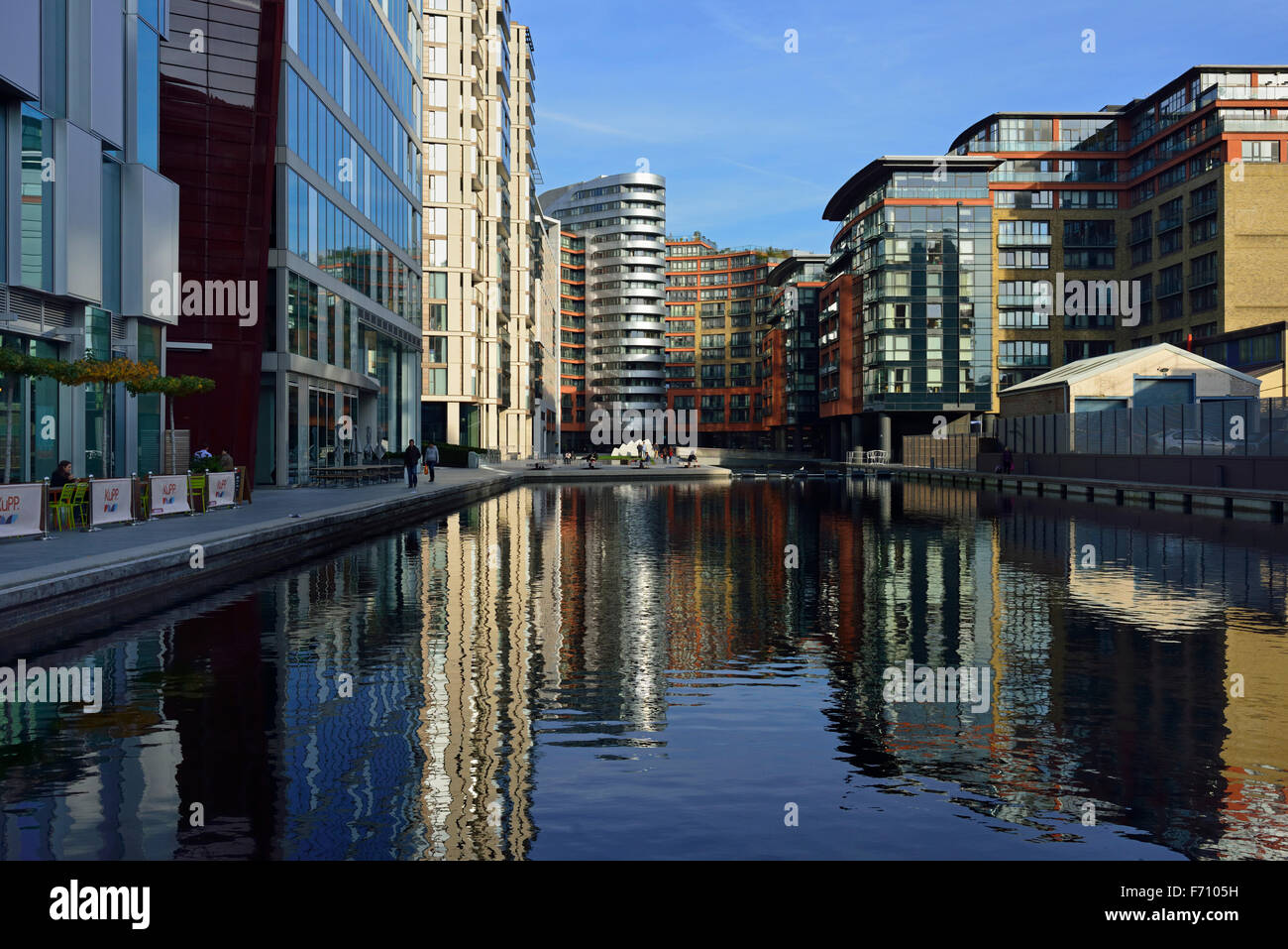 Paddington Basin, Paddington, West London, United Kingdom Stock Photo ...