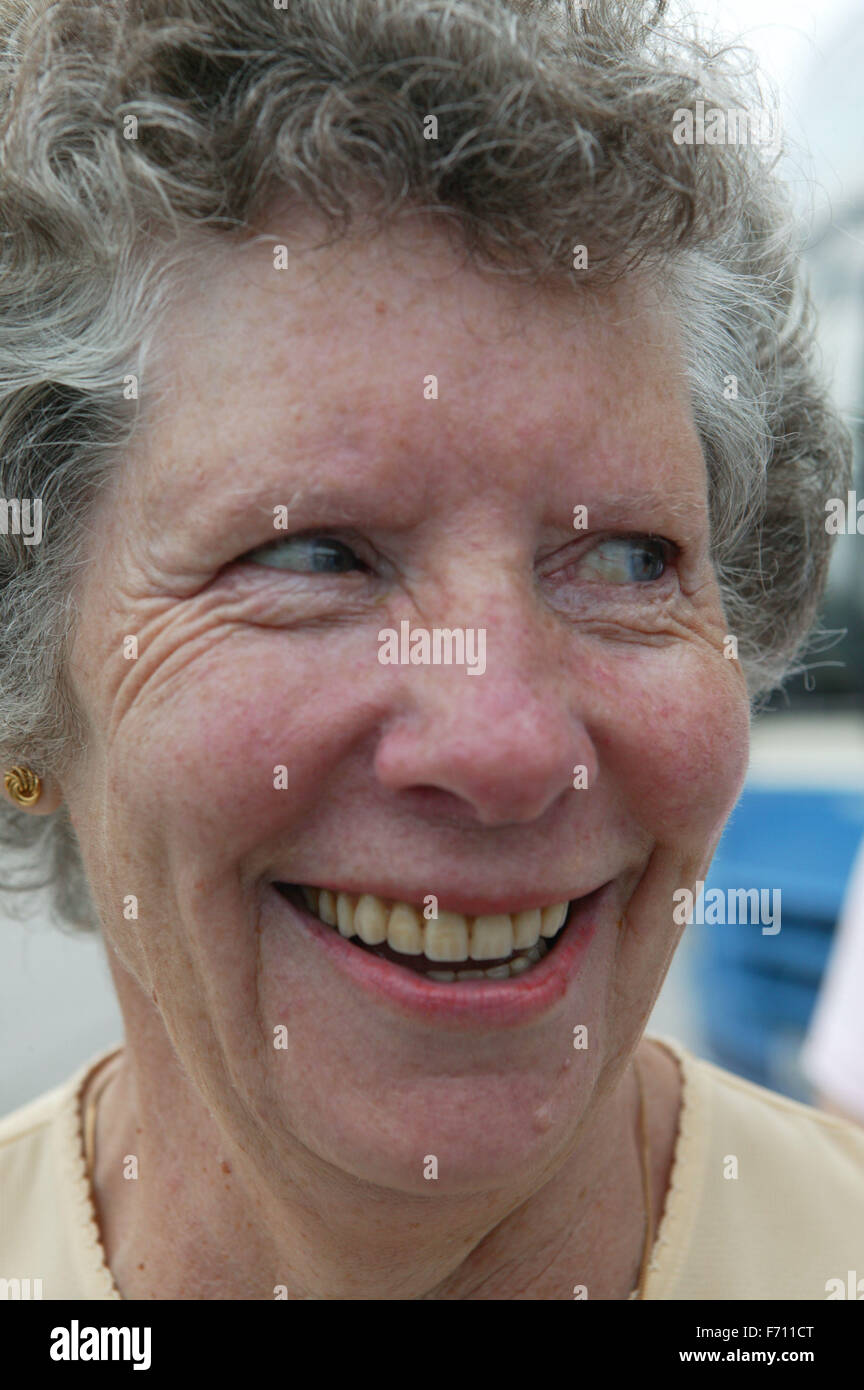 Portrait of an old lady; on a trip to Bridlington with Kindred Spirits ...