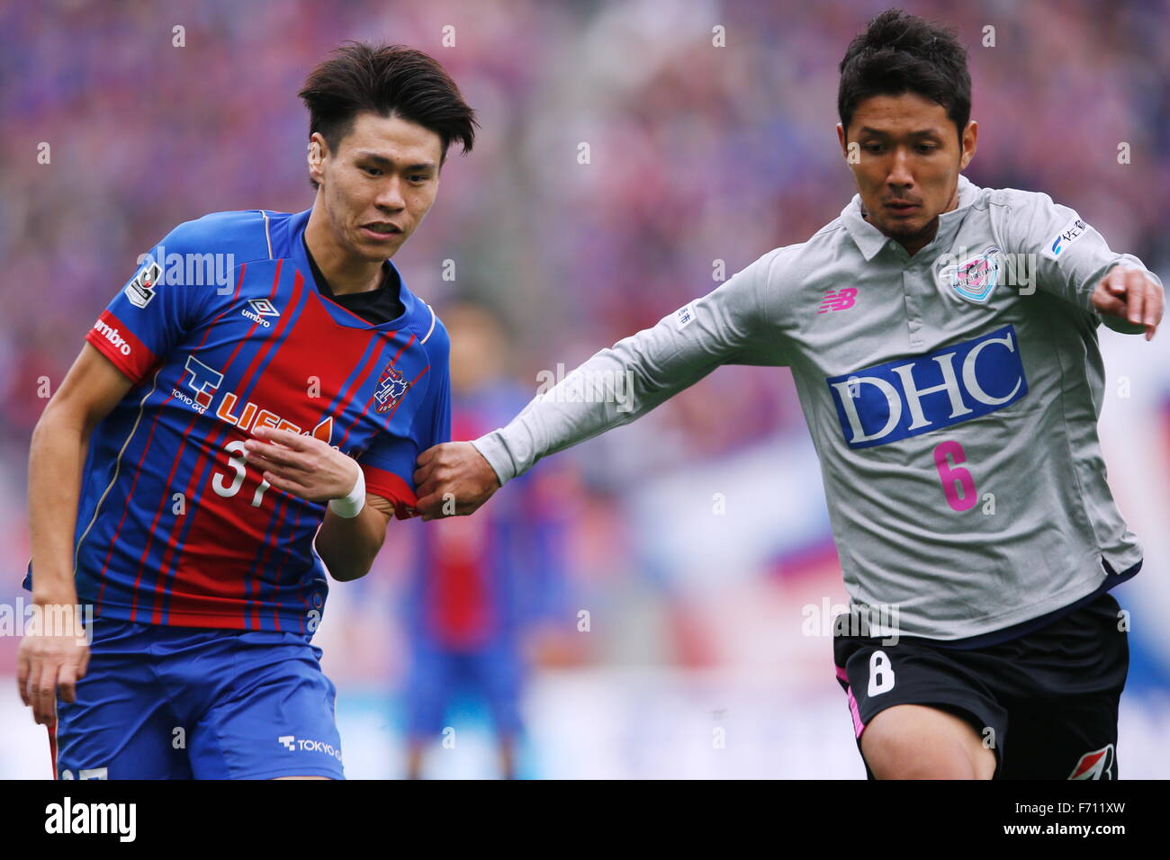 Tokyo, Japan. 22nd Nov, 2015. (L-R) Kento Hashimoto (FC Tokyo ...