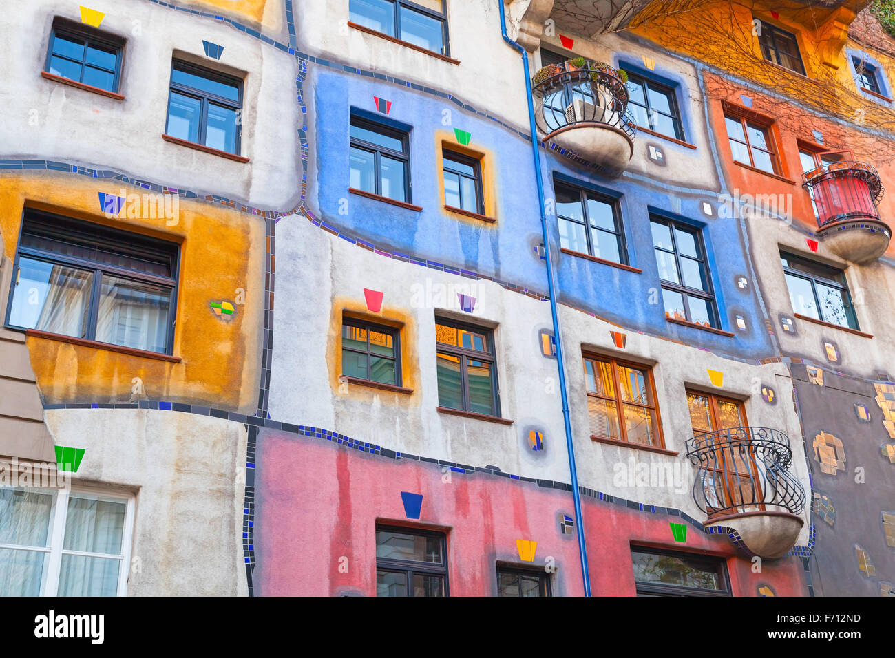 Hundertwasser style hi-res stock photography and images - Alamy