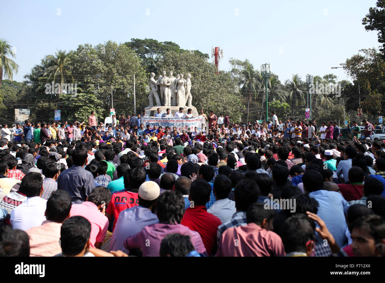 Dhaka, Bangladesh. 23rd November, 2015. Bangladesh Awami Jubo League,a ...