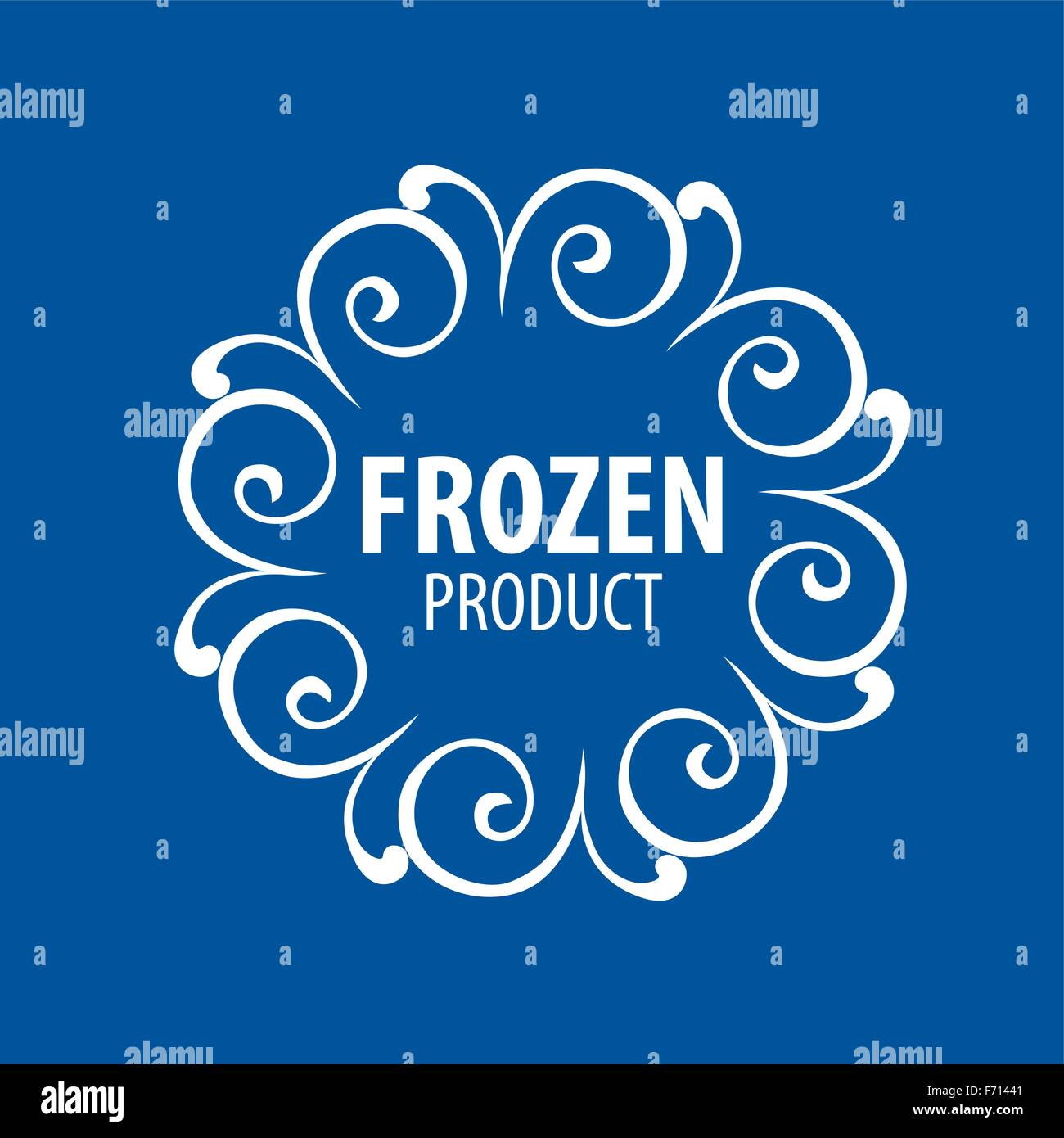 logo for frozen products Stock Vector Image & Art - Alamy