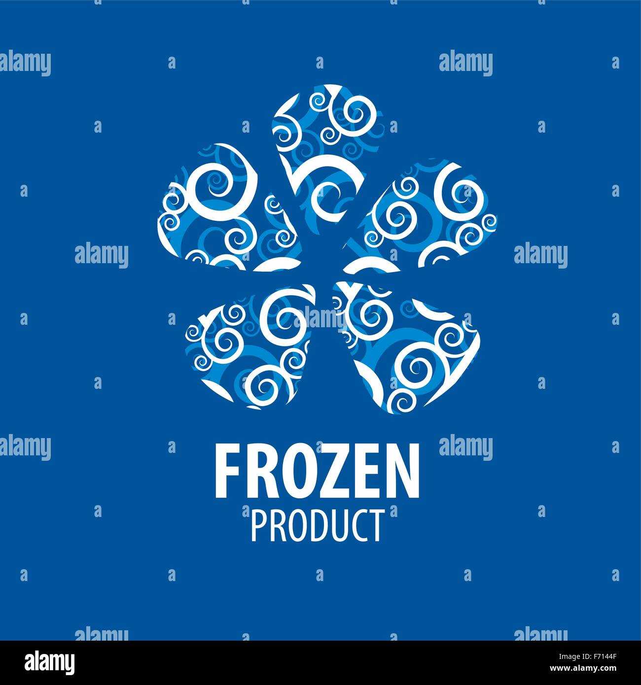 logo for frozen products Stock Vector Image & Art - Alamy