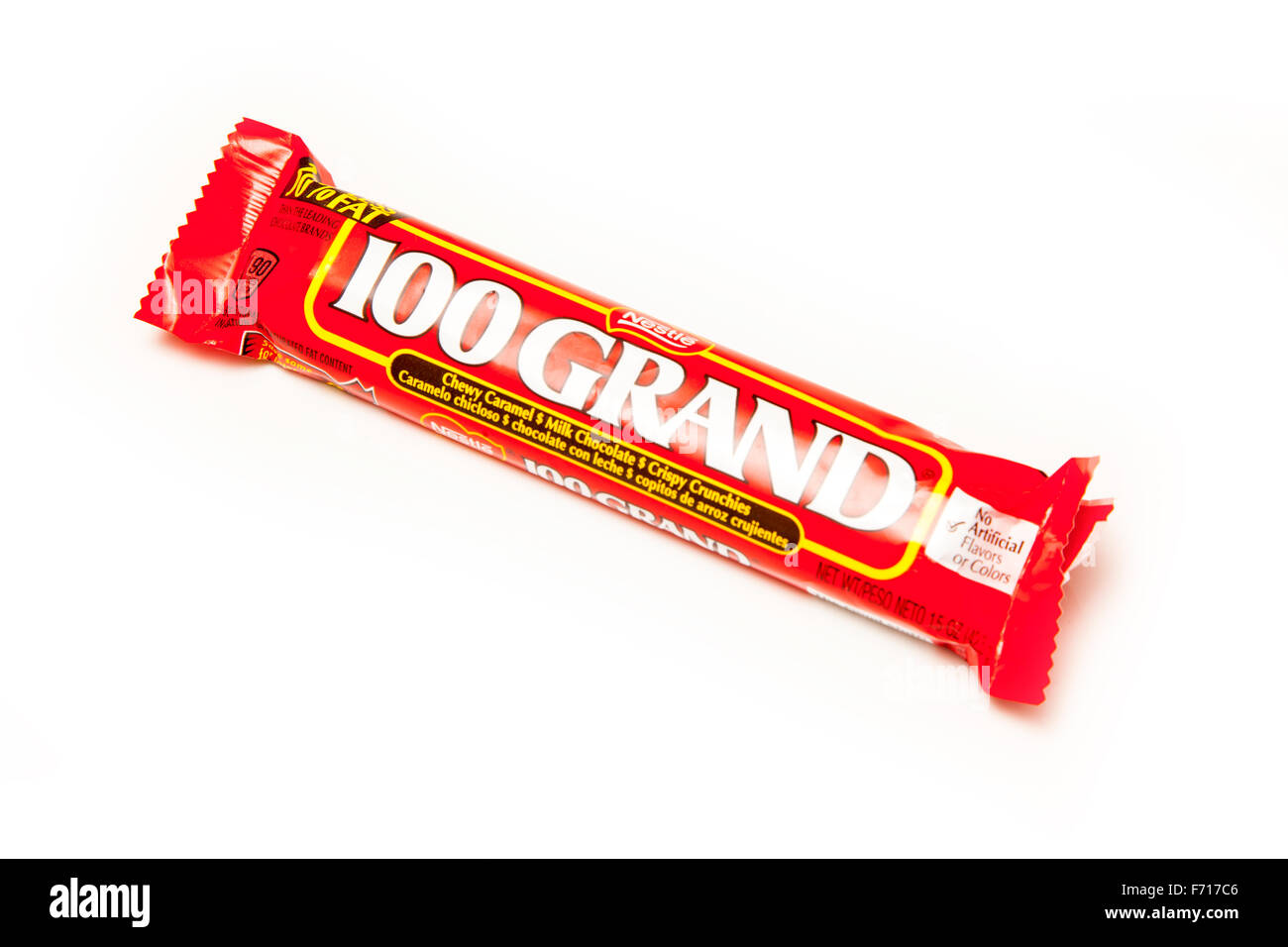 American candy a 100 Grand Bar, a chocolate bar made by Nestlé ...
