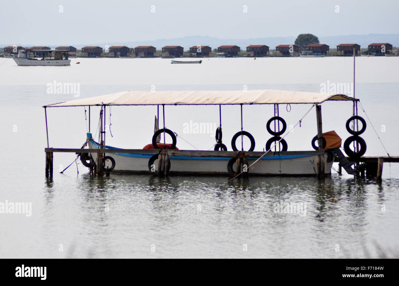 Traditional wooden boat dock hi-res stock photography and images - Alamy