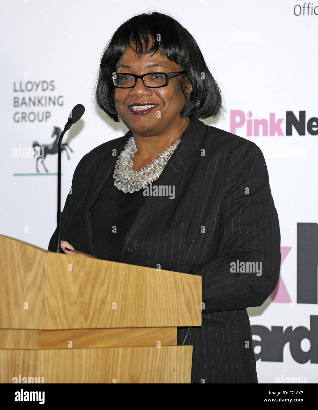 3rd Annual Pink News Awards Featuring: Dianne Abbott MP Where: London ...