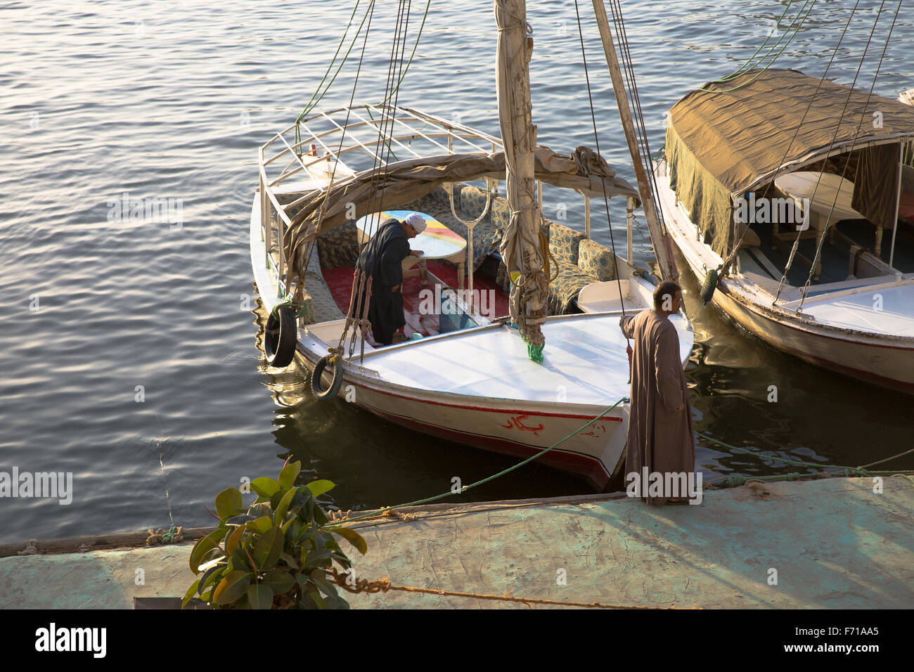 Landscape, Cairo, Egypt, Boats, River Nile Stock Photo - Alamy