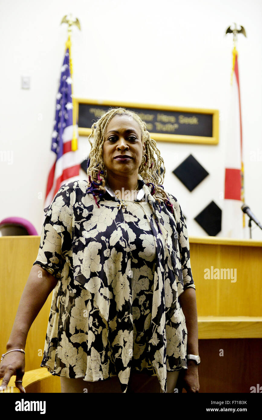 Don King's daughter Debbie King speaks at Teen Court National Recovery ...