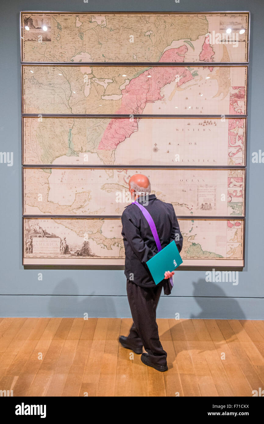 London, UK. 23rd November, 2015. The Mapping and Marking Room includes ...
