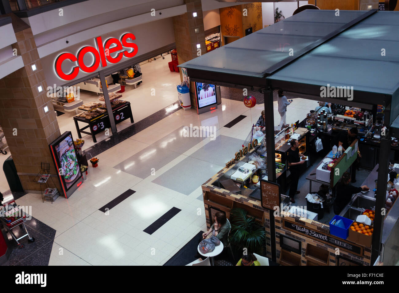 coles market sydney Stock Photo - Alamy