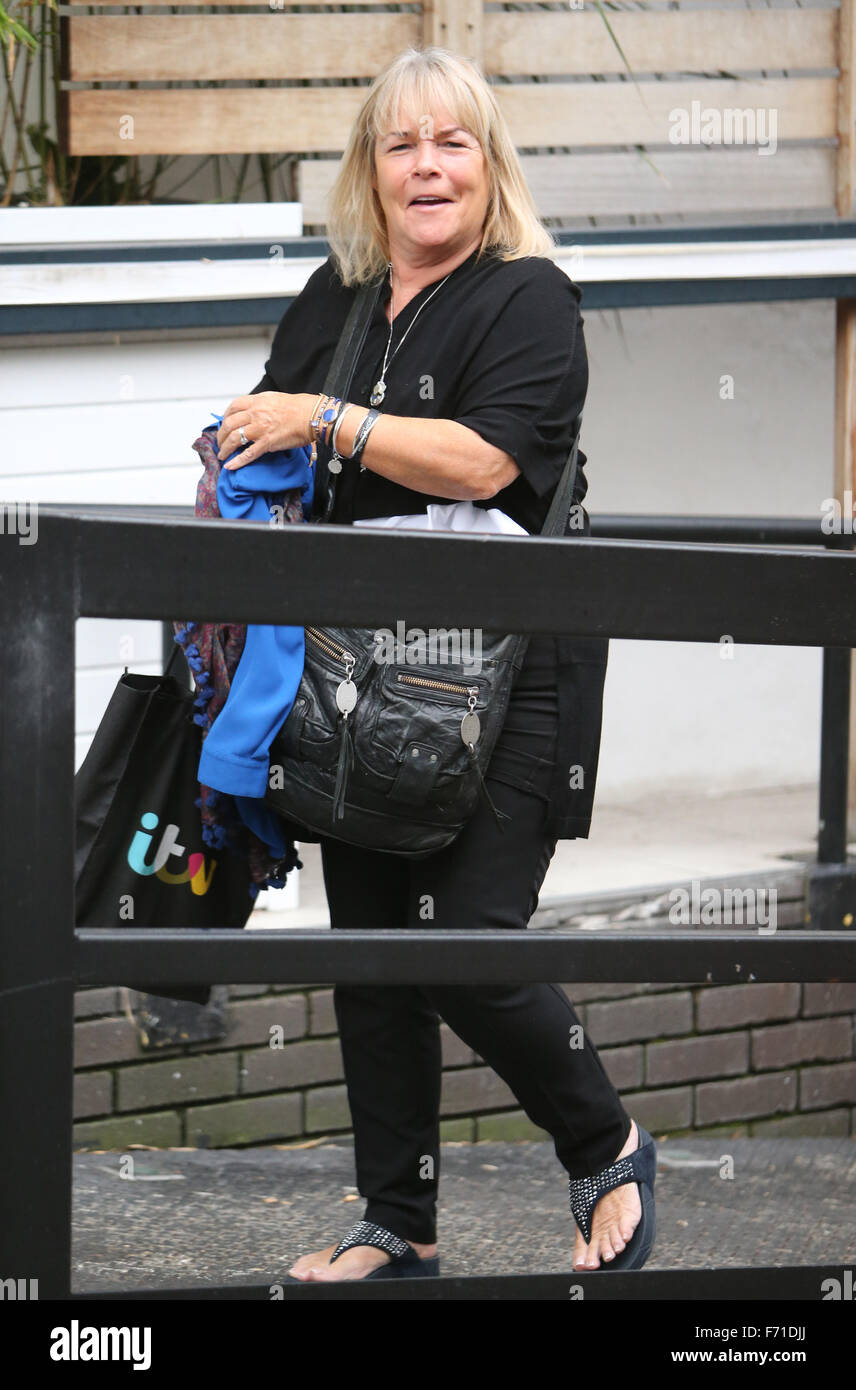 Linda Robson outside ITV Studios Featuring: Linda Robson Where: London ...