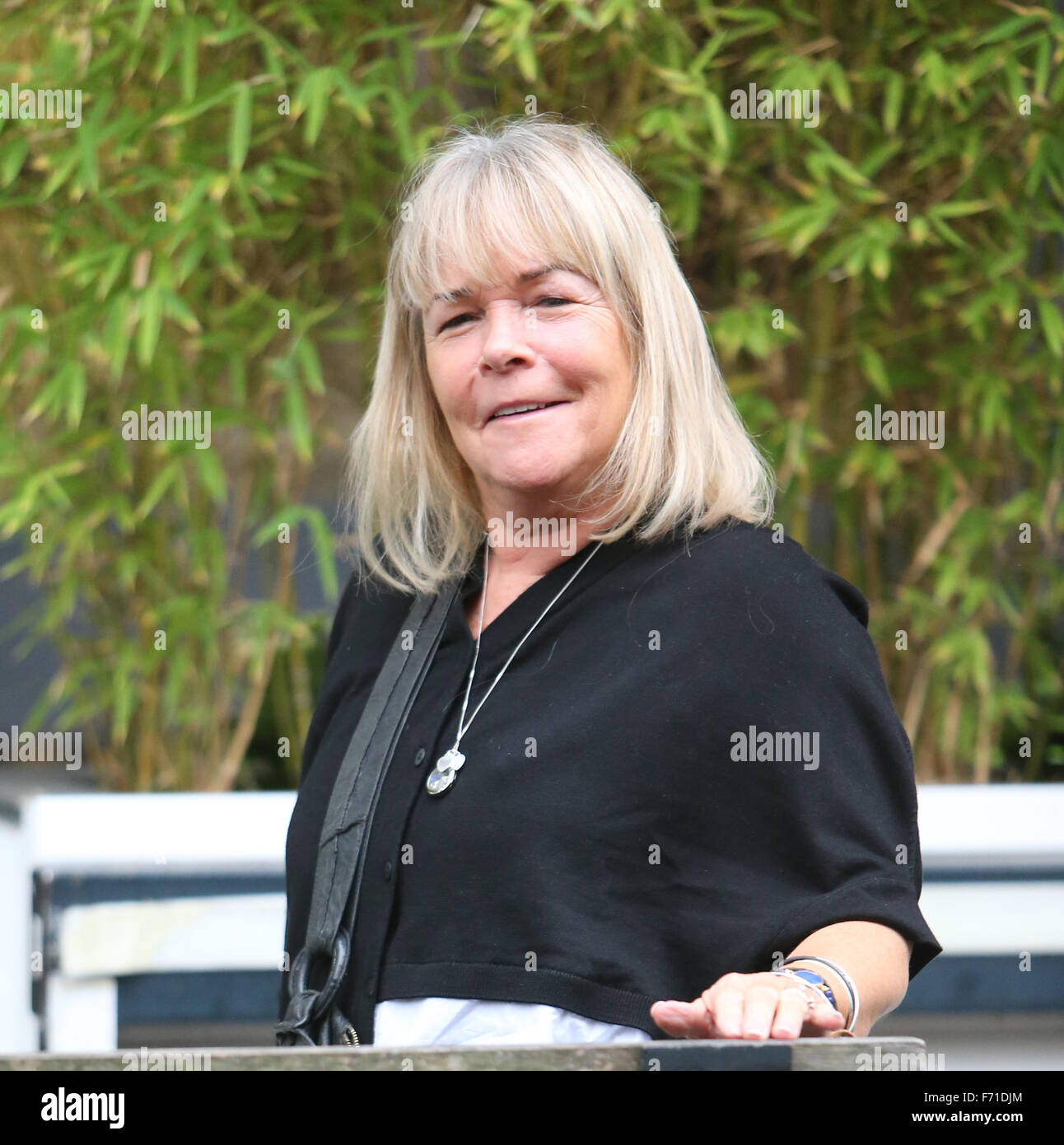 Linda Robson outside ITV Studios Featuring: Linda Robson Where: London ...