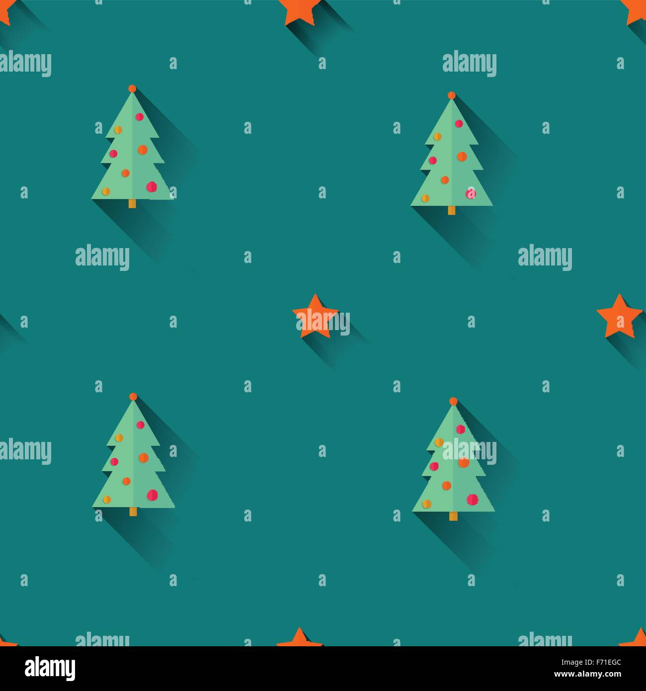 Christmas trees seamless pattern Stock Vector Image & Art - Alamy