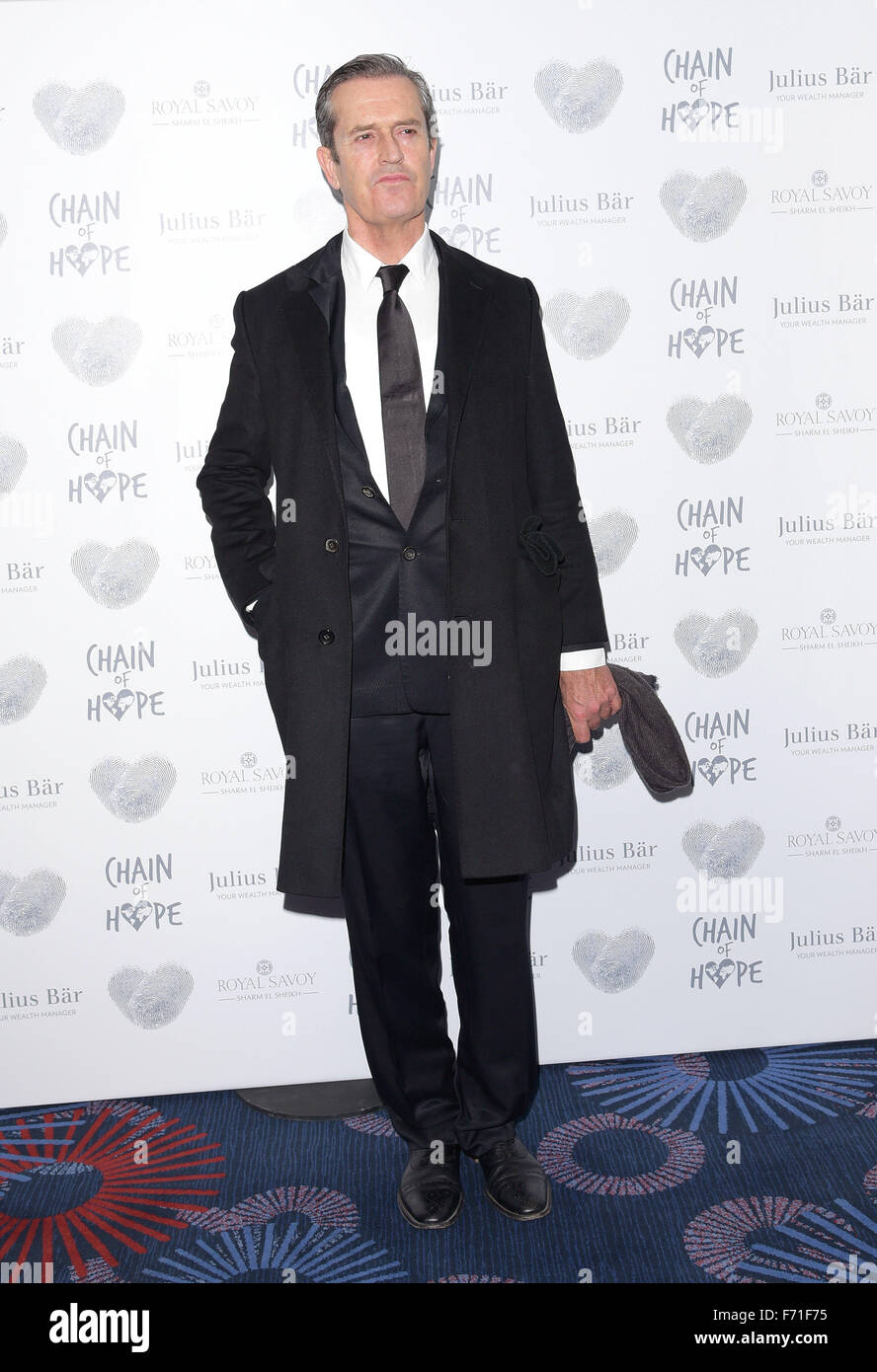 London, UK. Rupert Everett at The Chain Of Hope Ball at Grosvenor House ...