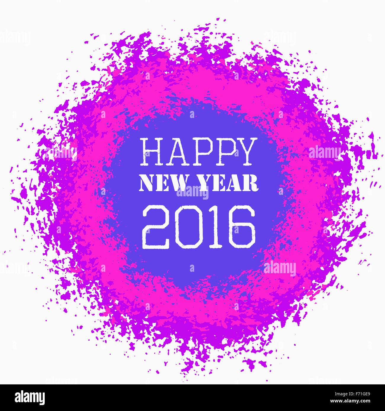 Happy New Year Colorful Greeting Stock Vector Image & Art - Alamy