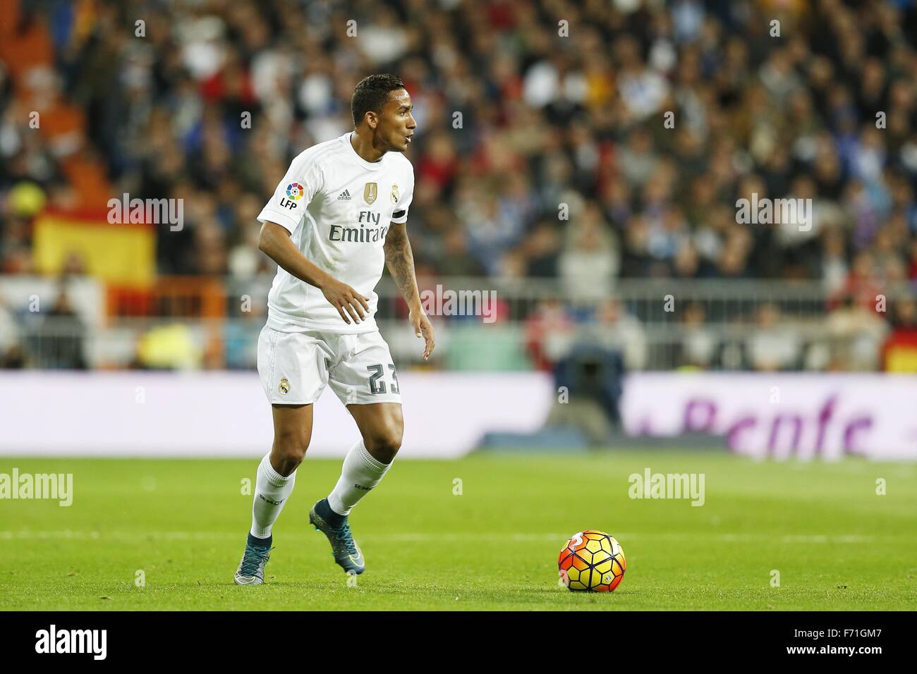 Madrid, Spain. 21st Nov, 2015. Danilo (Real) Football/Soccer : Spanish ...