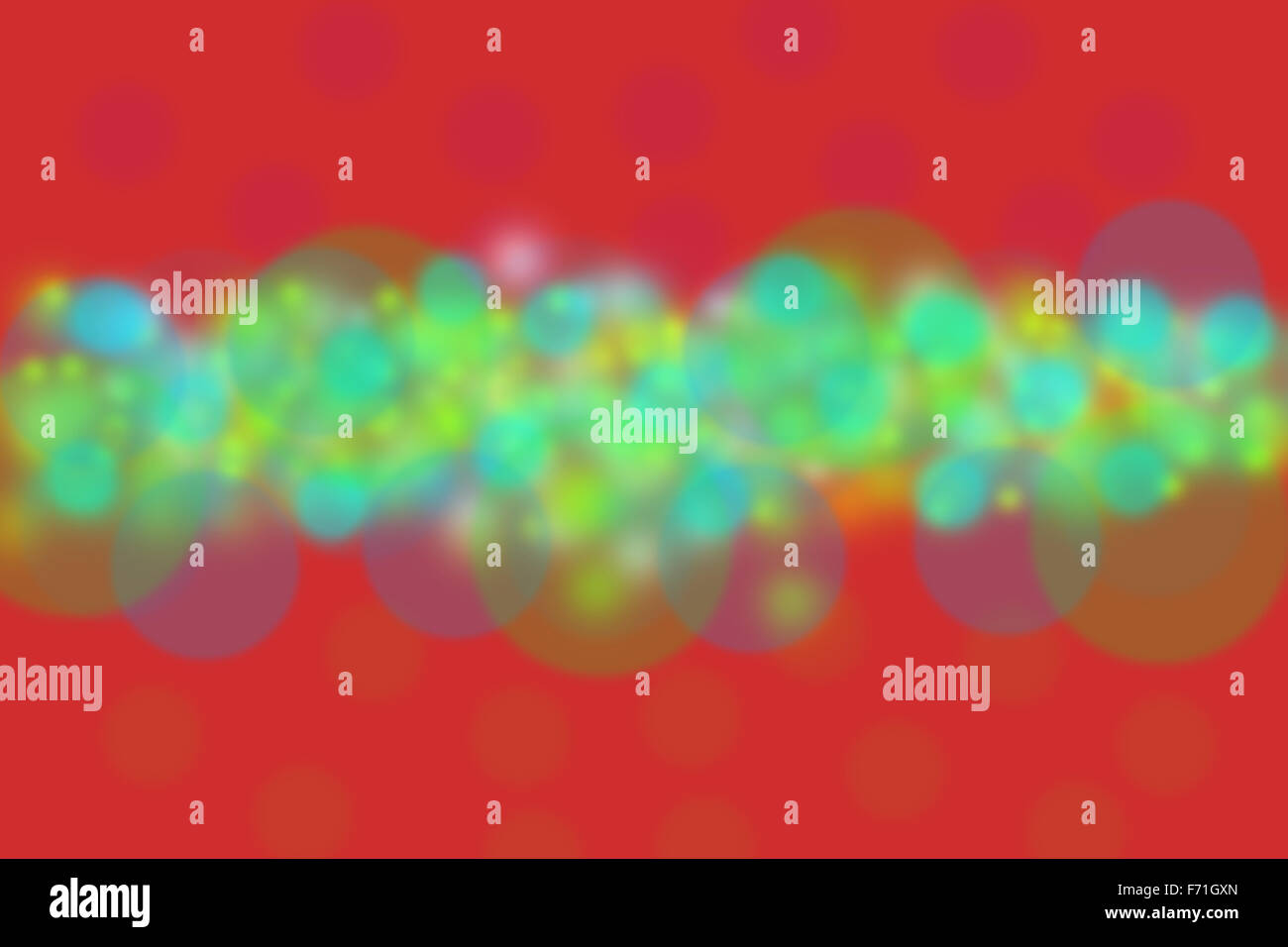 Circles on soft beautiful red and yellow tone color background Stock ...